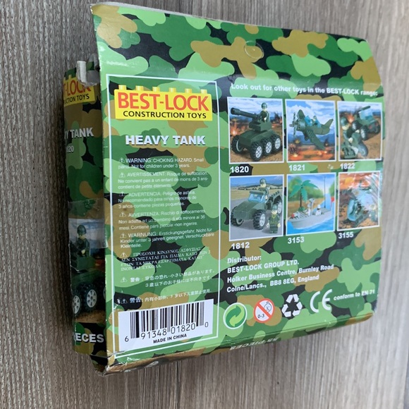 Toys | Heavy Tank Best Lock Mini Construction Toys 182 55 Pieces New ...